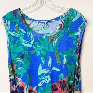 RACHEL Rachel Roy | Tops | Rachel Rachel Roy June Floral Top Blue Green ...